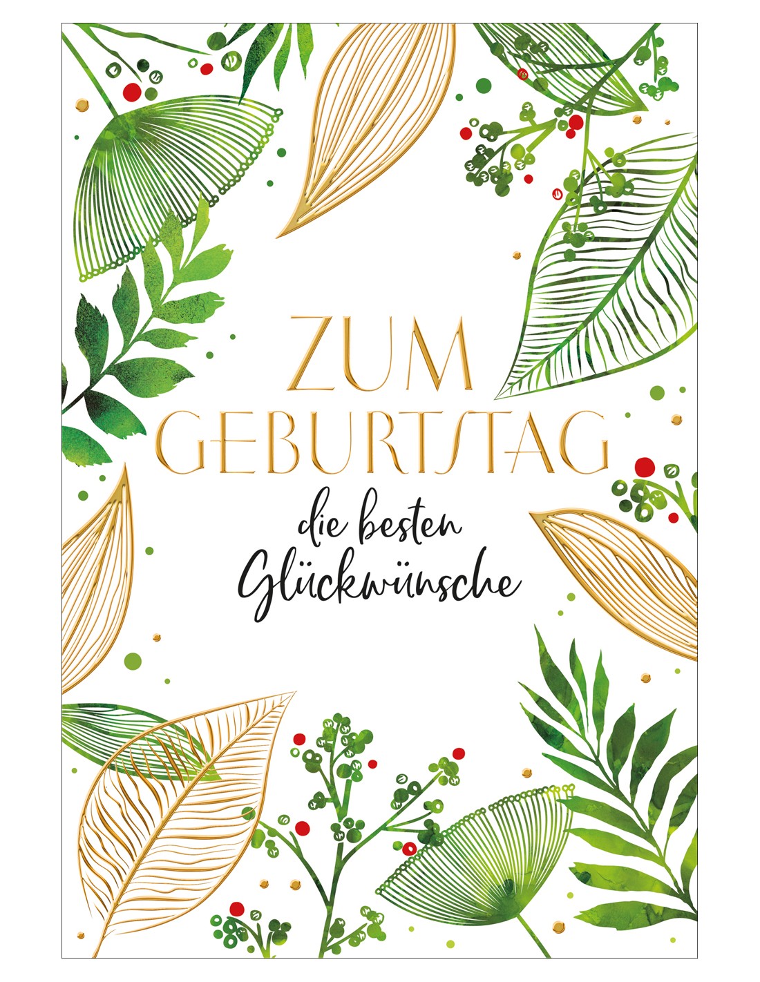 Geburtstagskarten, Schrift